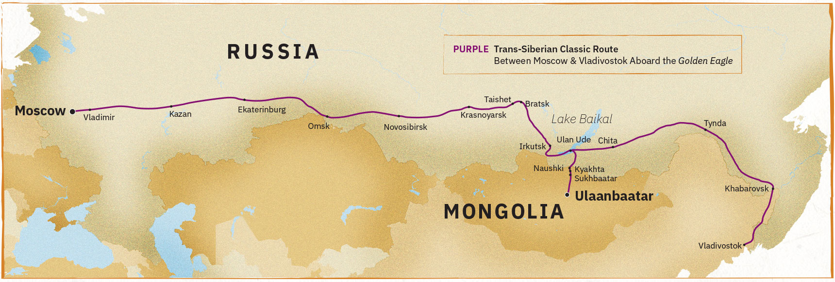 Trans Siberian Route Map _ Trans-Siberian Railroad Route & Railway Map ...