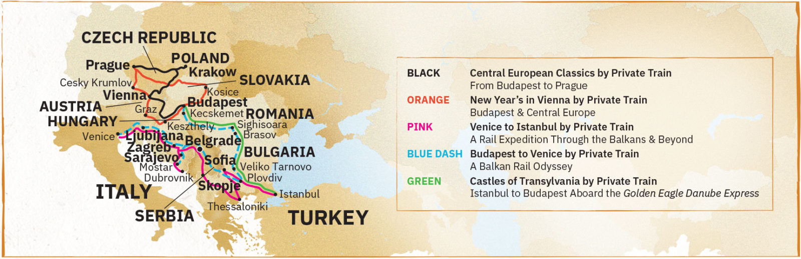 The Golden Eagle Danube Express Train
